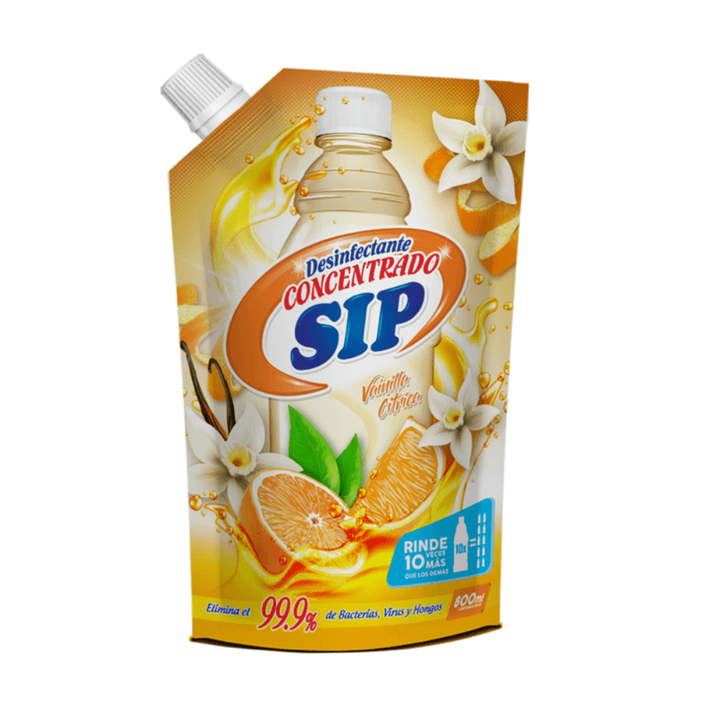 Desinfectante Sip Vainilla Citrus Sachet 800 ML