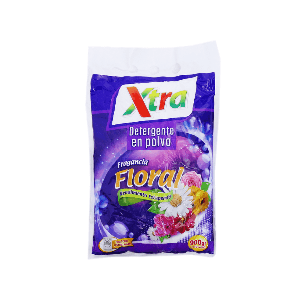 Detergente Super Xtra 900 Gr en polvo Floral