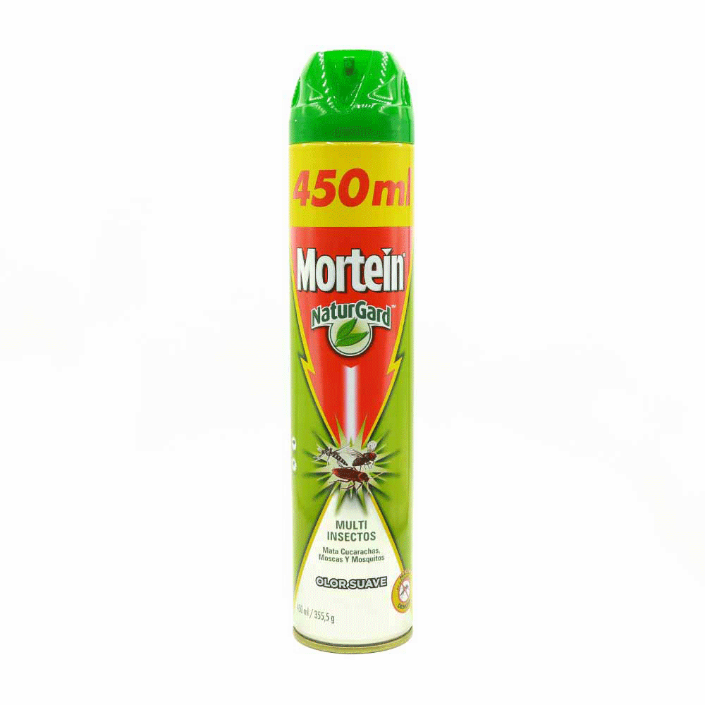Insecticida Mortein En Aerosol 450 ML Olor Suave