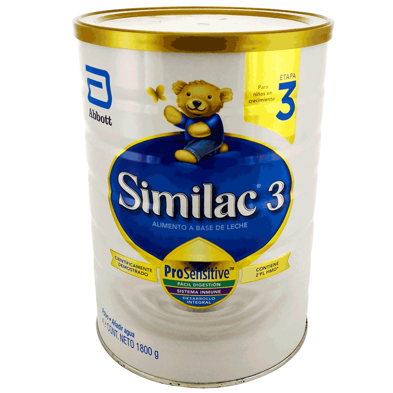 Fórmula Infantil Similac 1800 Gr Pro Sensitive Crecimiento Etapa #3