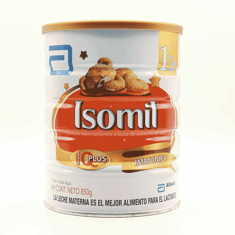 Fórmula Infantil Isomil 850 Gr Sin Lactosa De 0 A 6 Meses Inicio #1