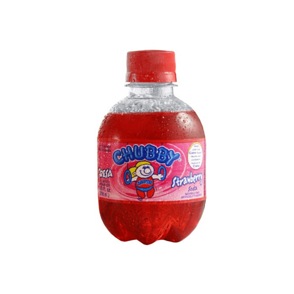 Soda Botellita Chubby 250 Ml Fresa