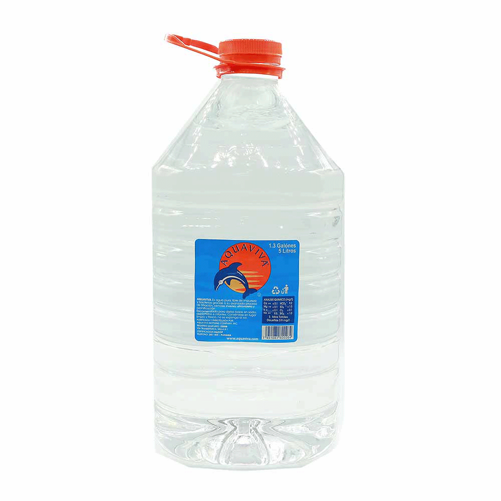 Agua Aquaviva 5 L Galón