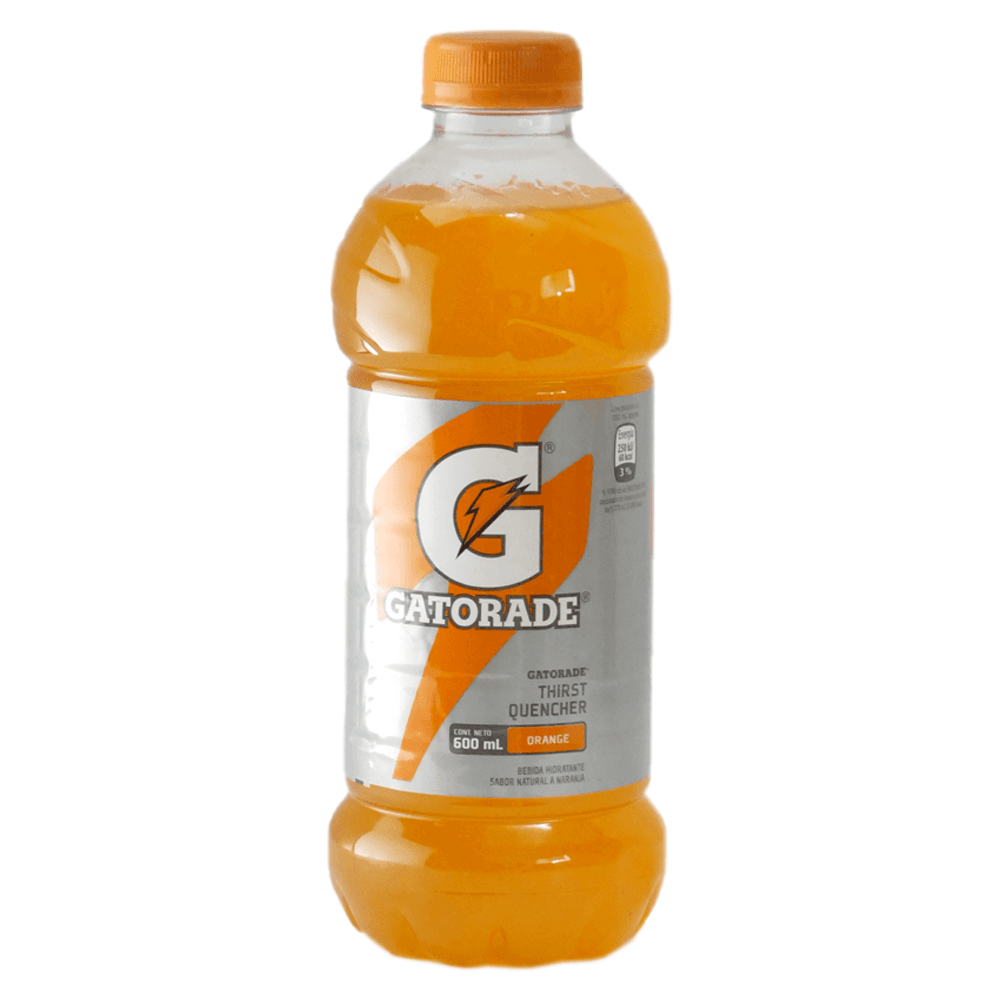 Bebida Isotónica Botella Gatorade Naranja 600 Ml
