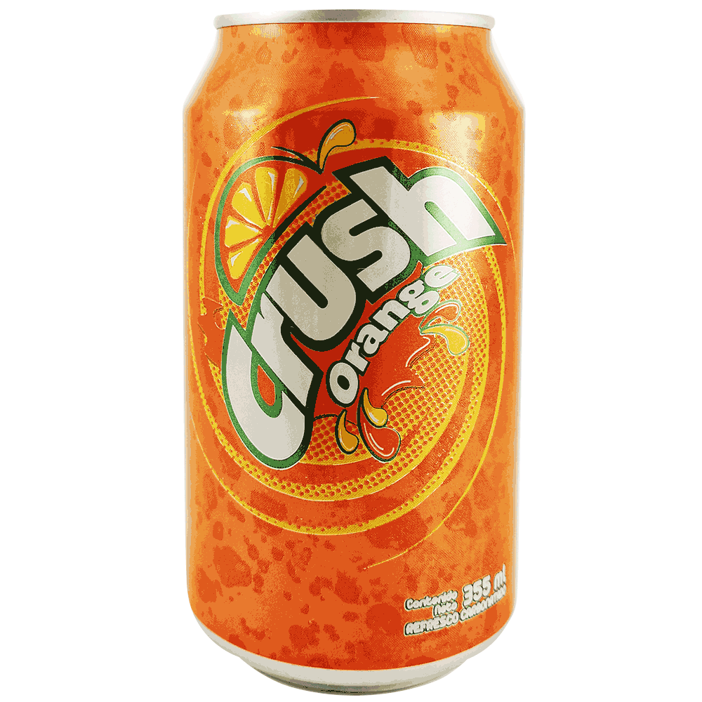 Soda Lata Crush 355 Ml Orange
