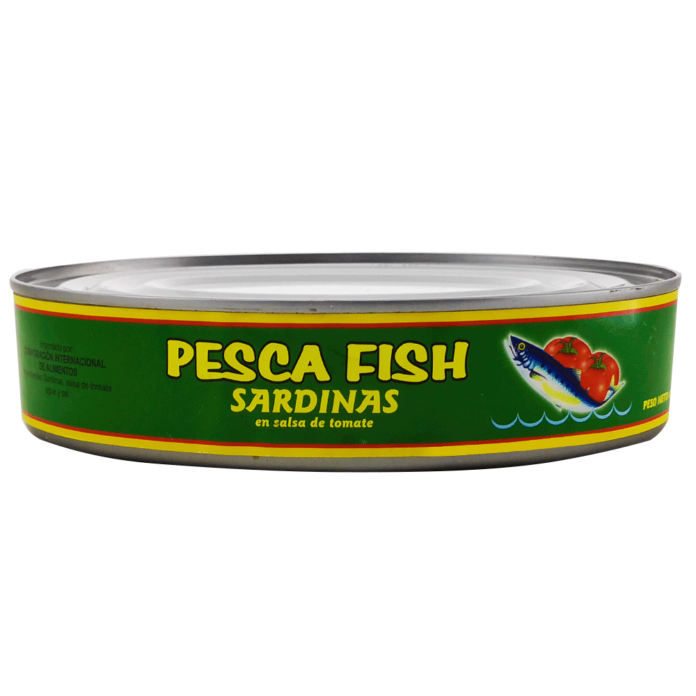 Sardina Ovalada Pesca Fish 425 gr Salsa De Tomate