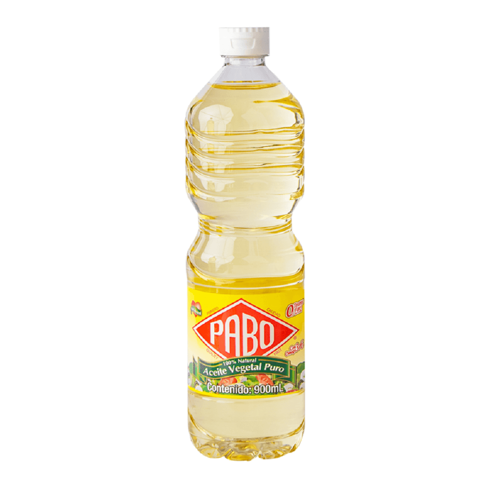 Aceite Comestible Pabo Vegetal 900 Ml