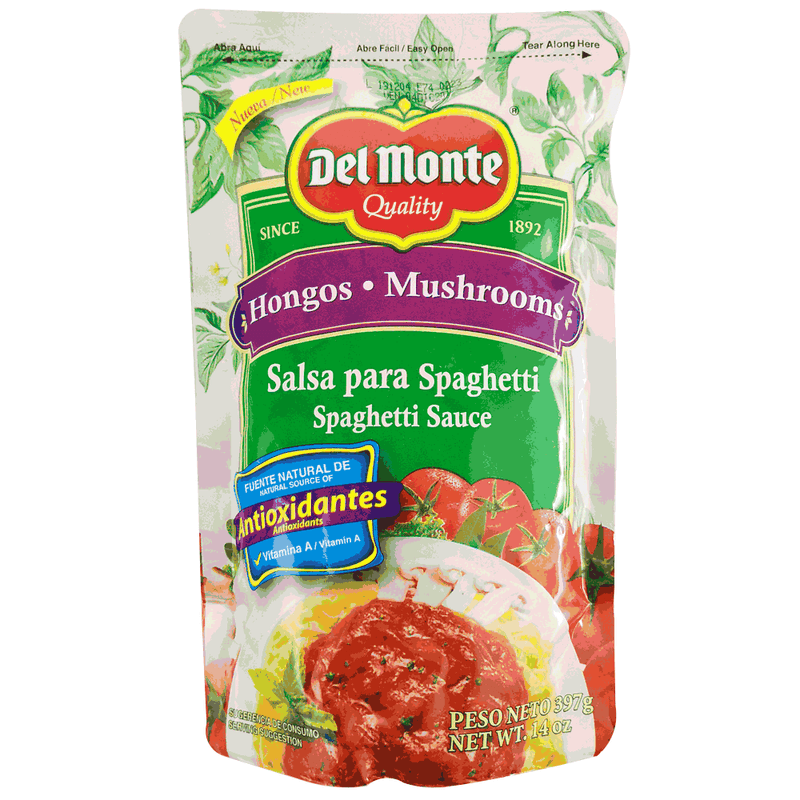 Salsa Para Espag Del Monte 397 gr Con Hongo