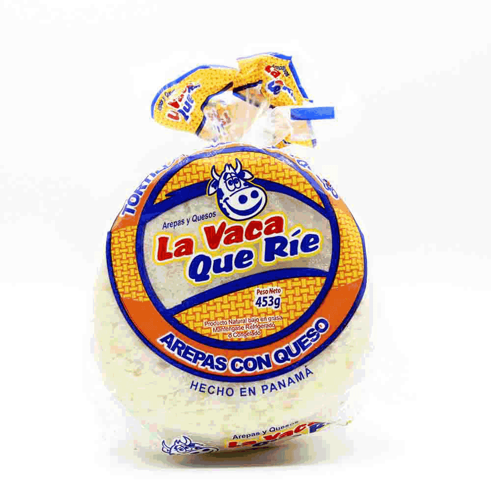 Arepa La Vaca Que Rie De Maíz Asada 454 gr