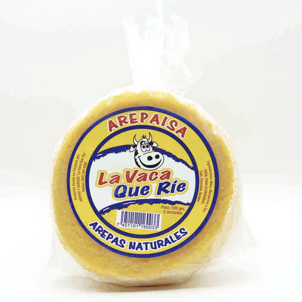 Arepas La Vaca Que Rie Pqte. 6 454 gr
