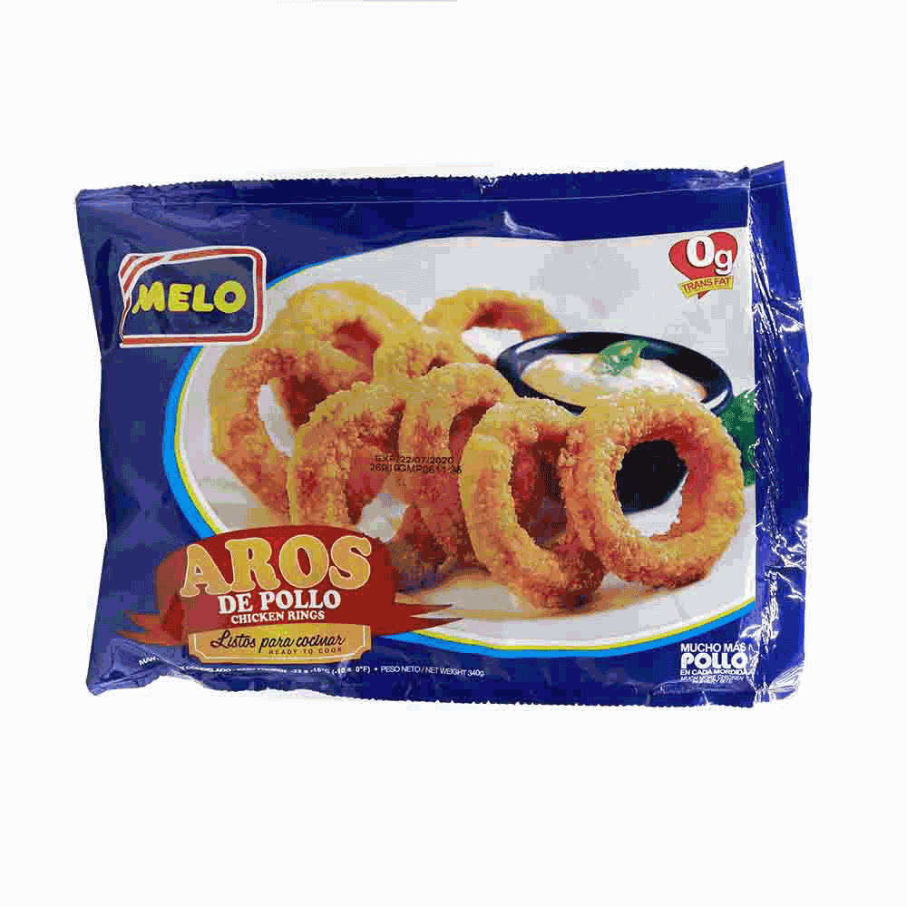 Aros De Pollo Melo 340 gr