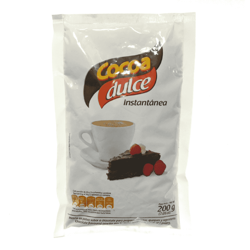 Bebida Instantánea En Polvo Cocoa Sobres Cocoa Cacao Dulce 200 G Bebida Instantánea En Polvo Cocoa Sobres Cocoa Cacao Dulce 200 G