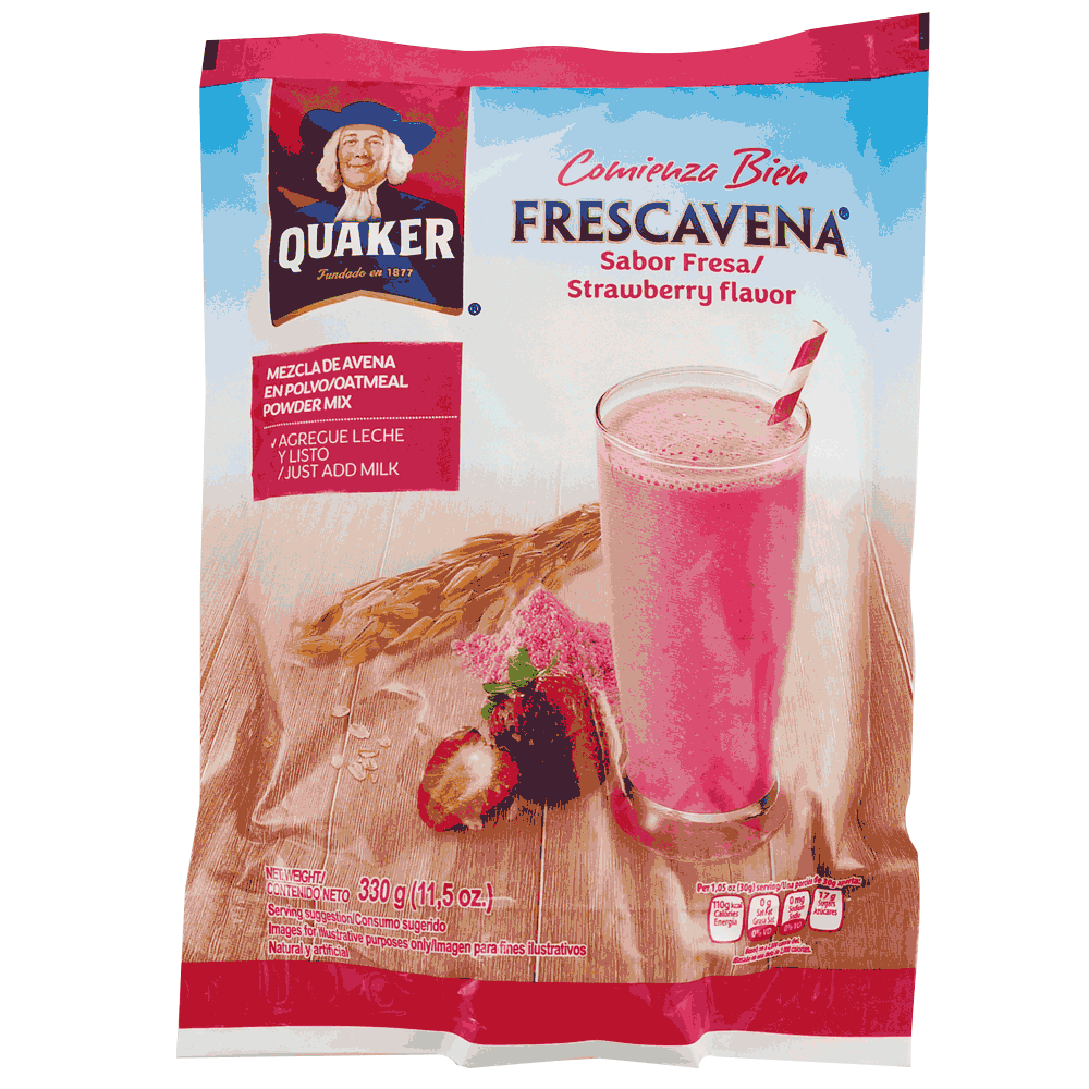 Frescavena Quaker Fresa Doy Pack 350 gr