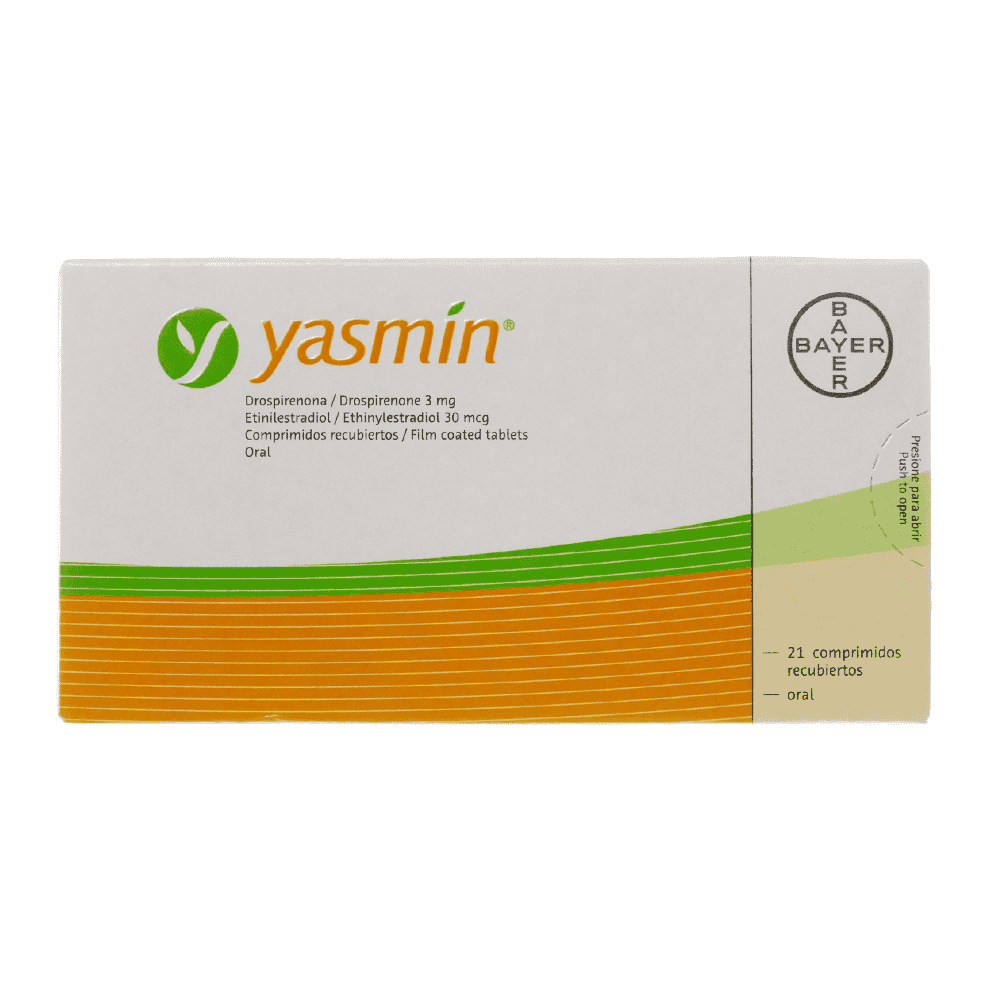Anticonceptivo Yasmin Bayer Oral 21 Comprimidos