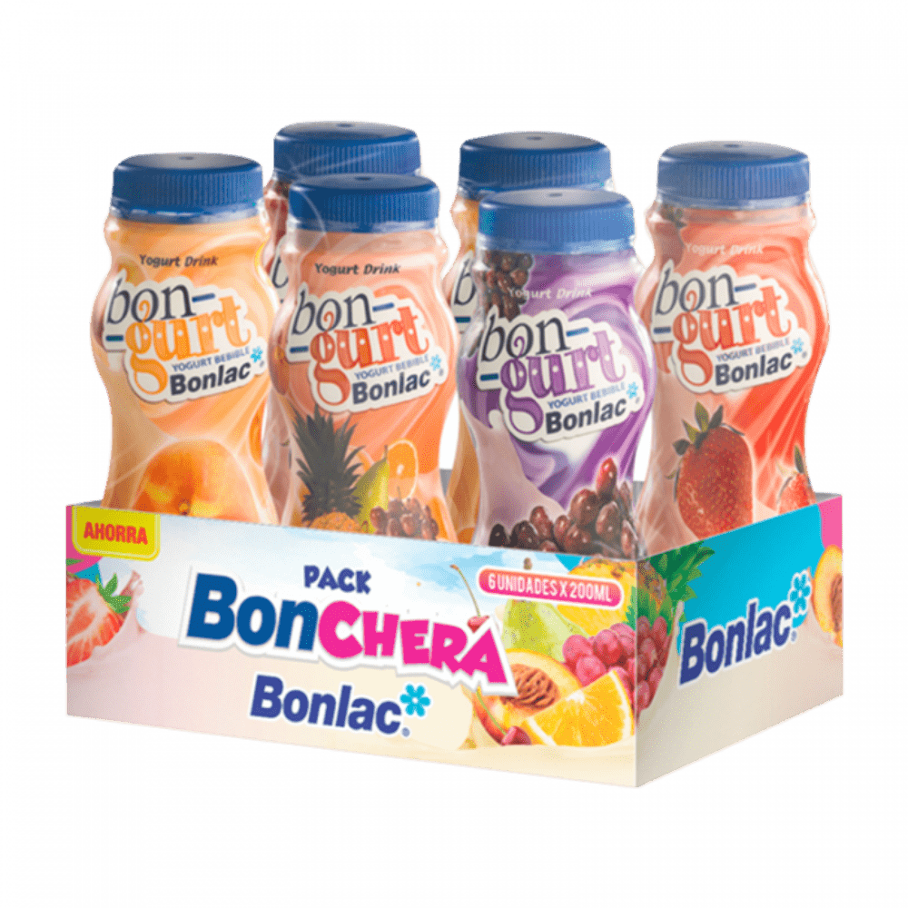 Yogurt Bongurt Variado Bonlac Sabores Variados 200 Ml