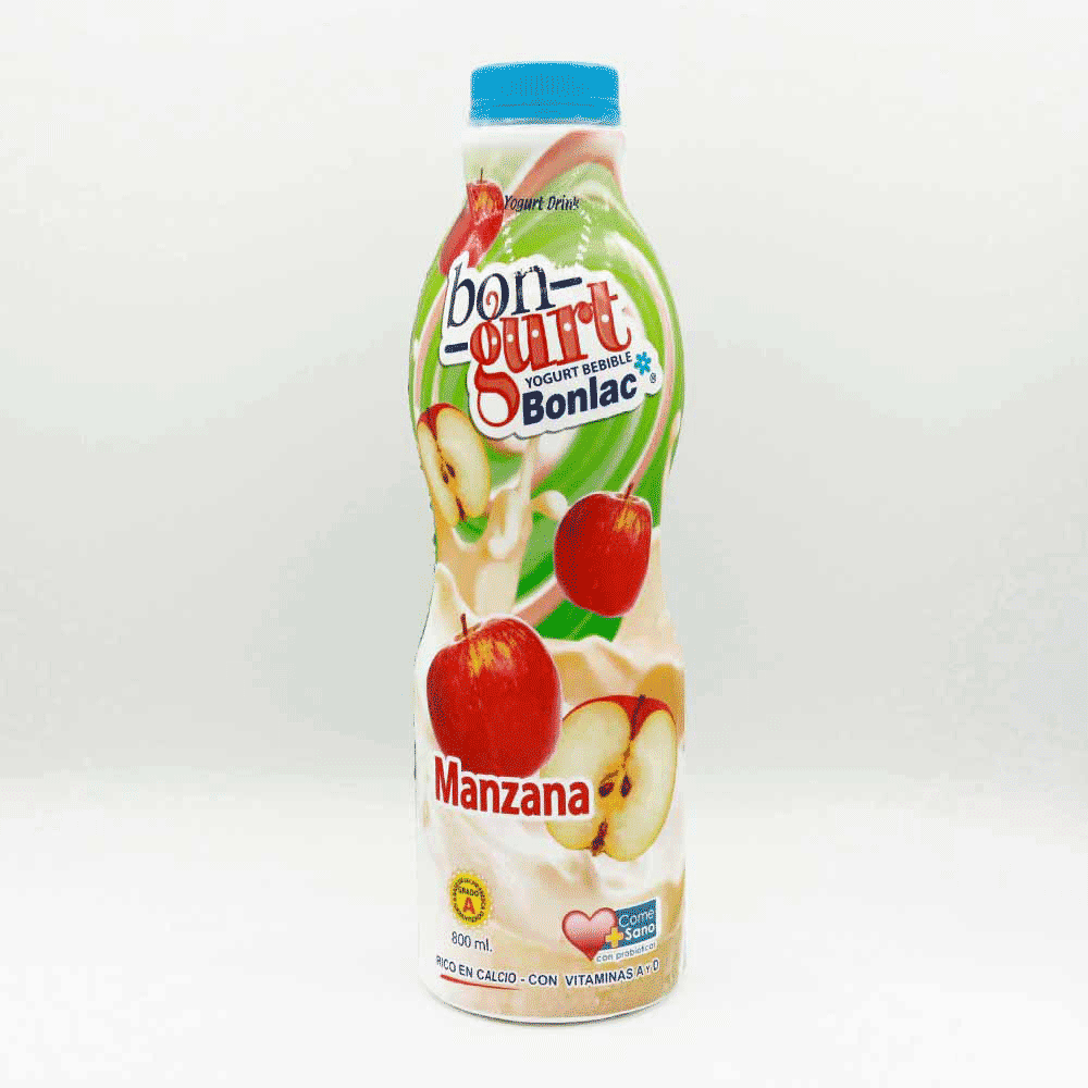 Bongurt Bonlac 800 Ml Manzana