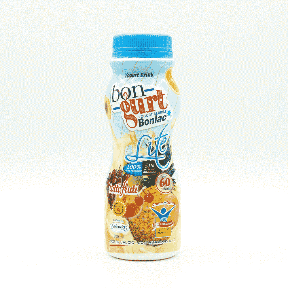 Bongurt Bonlac 200 Ml Lite Tuti Frutti