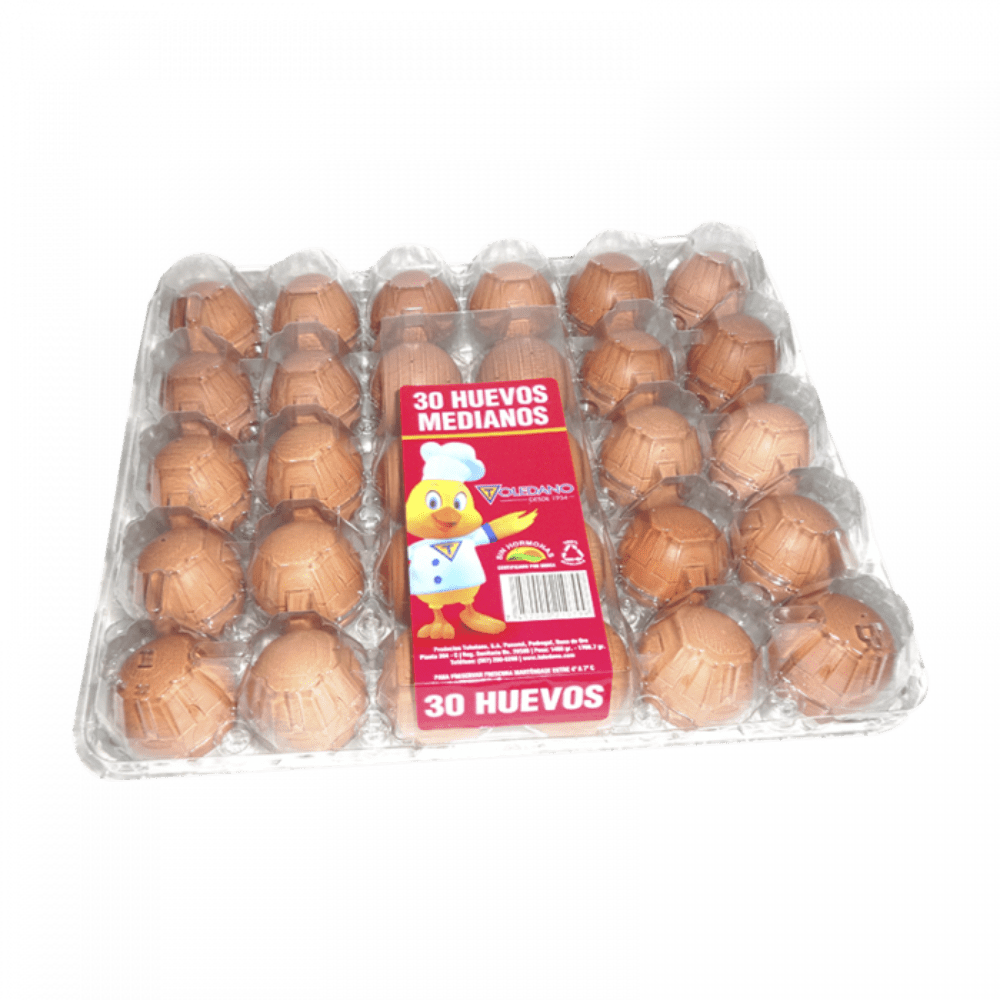 Huevos Claripack Medianos Toledano 30 Unidades