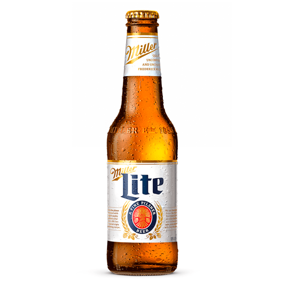 Cerveza Miller Lite Botella 12 Oz