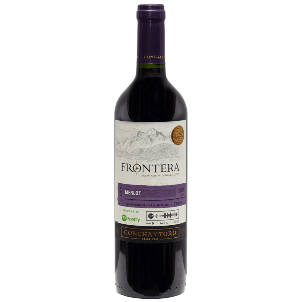 Vino Frontera Merlot Viña Concha Y Toro 750 Ml