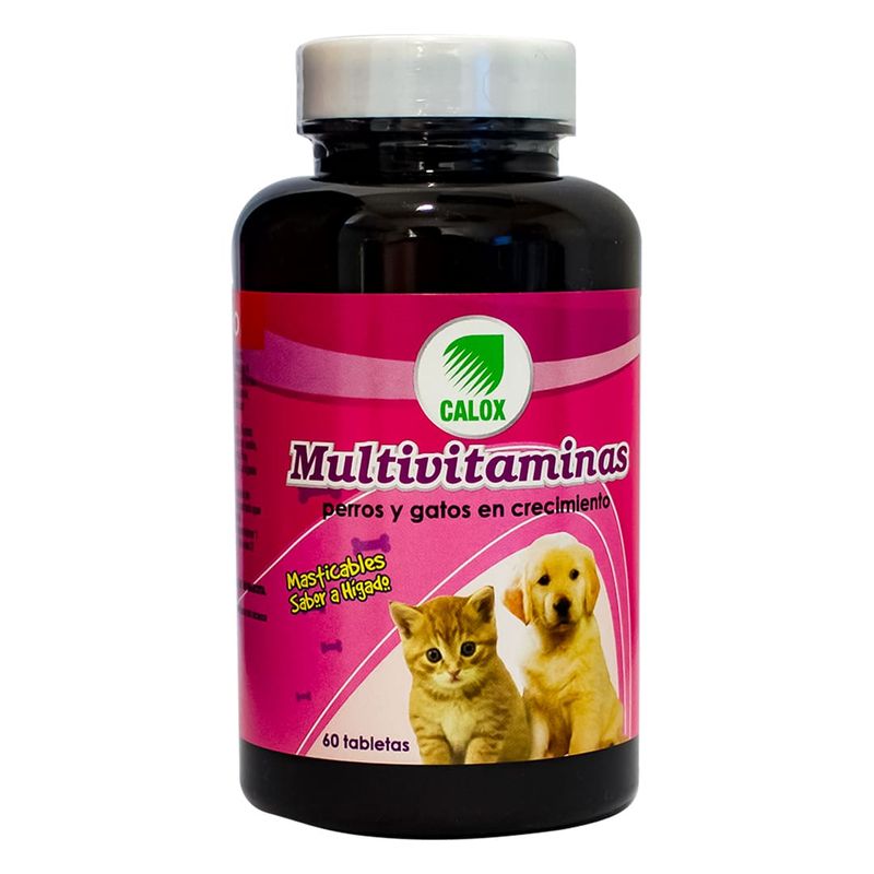 Multivitaminas Calox 60 Tabletas En Frasco