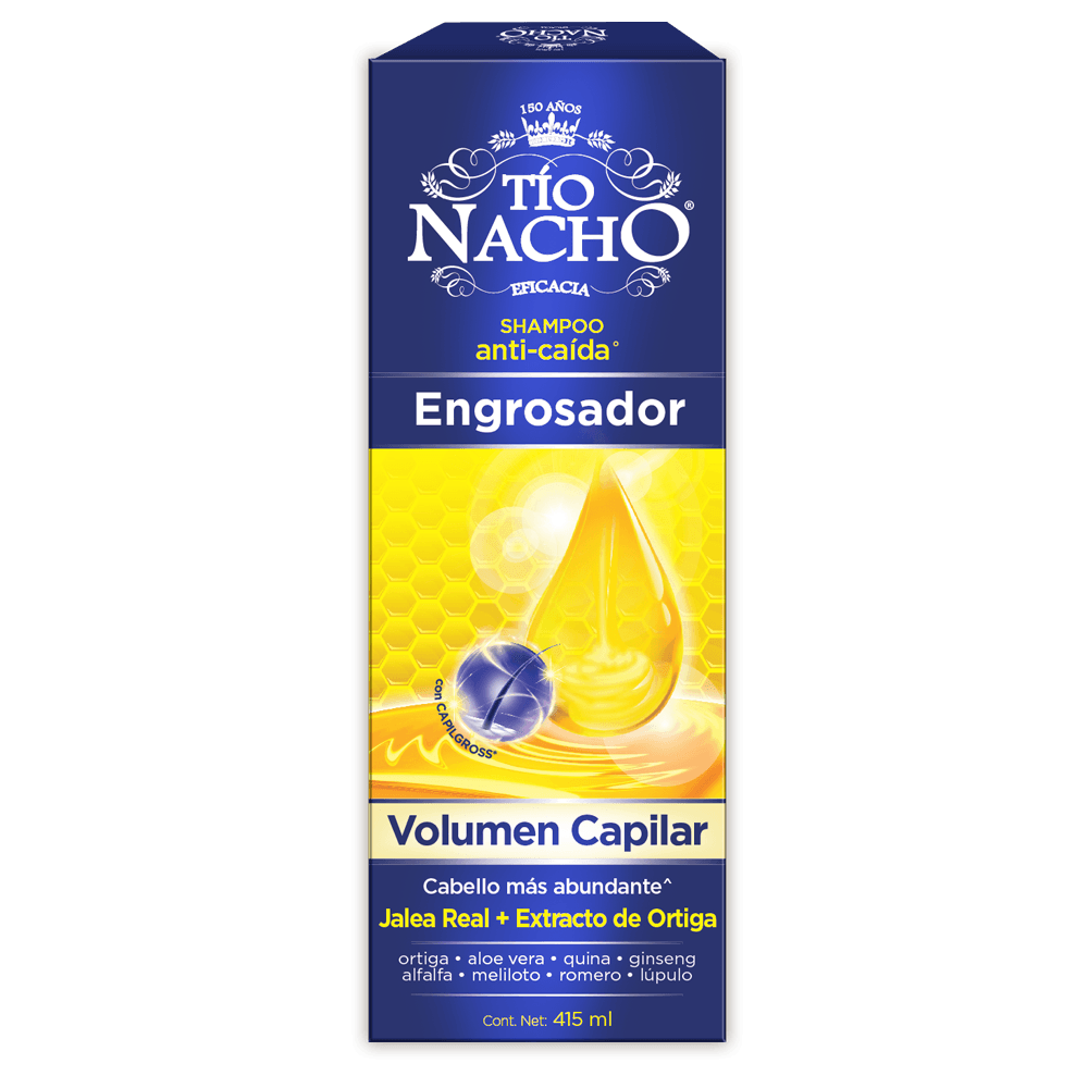 Shampoo Tio Nacho Anti-Caída Engrosador 415 Ml