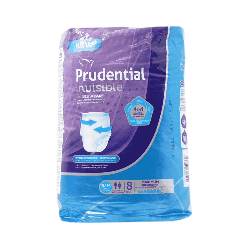 Pañal Adulto Unisex Prudential 10 Un Mediano Pull Ups