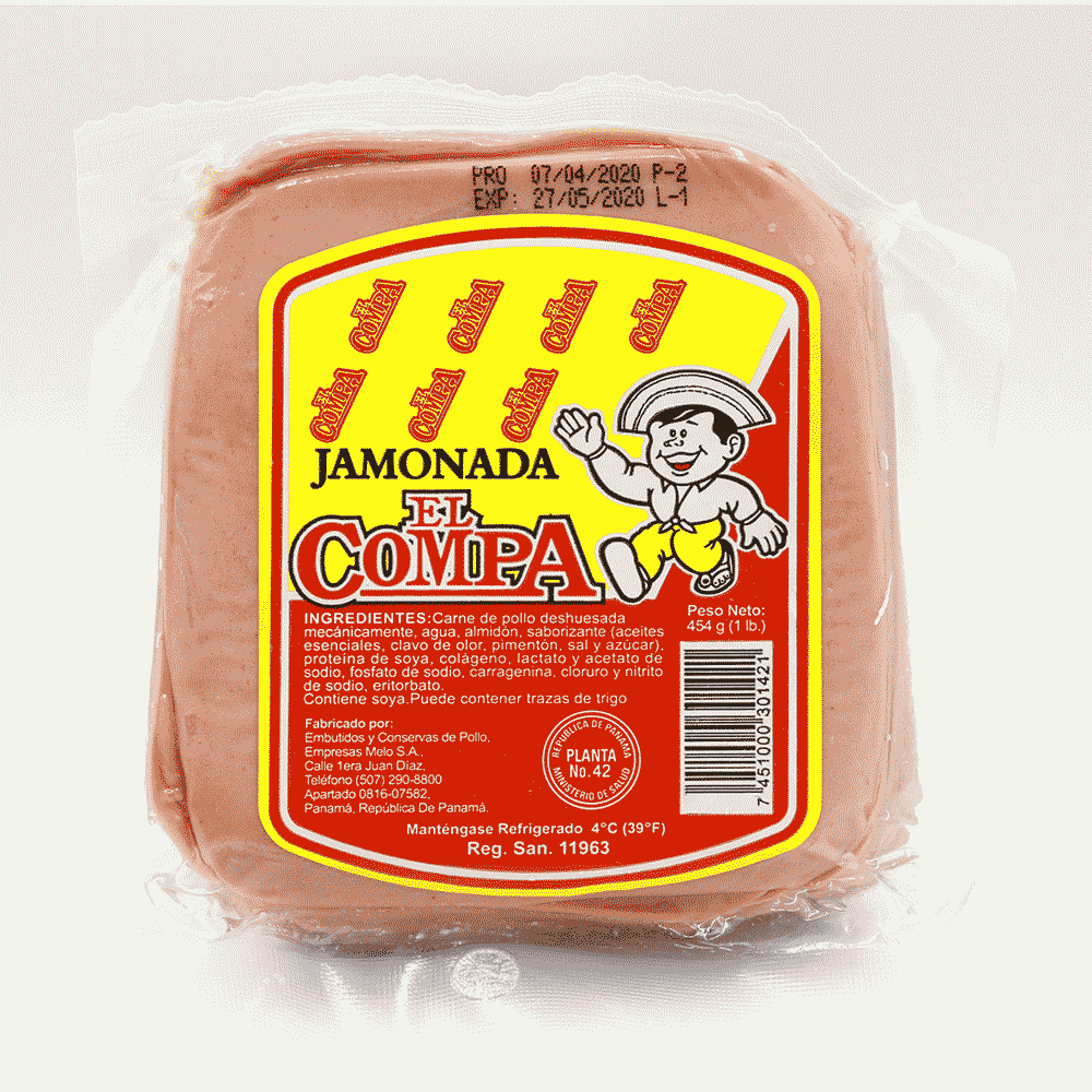 Jamonada El Compa 454 gr En Paquete