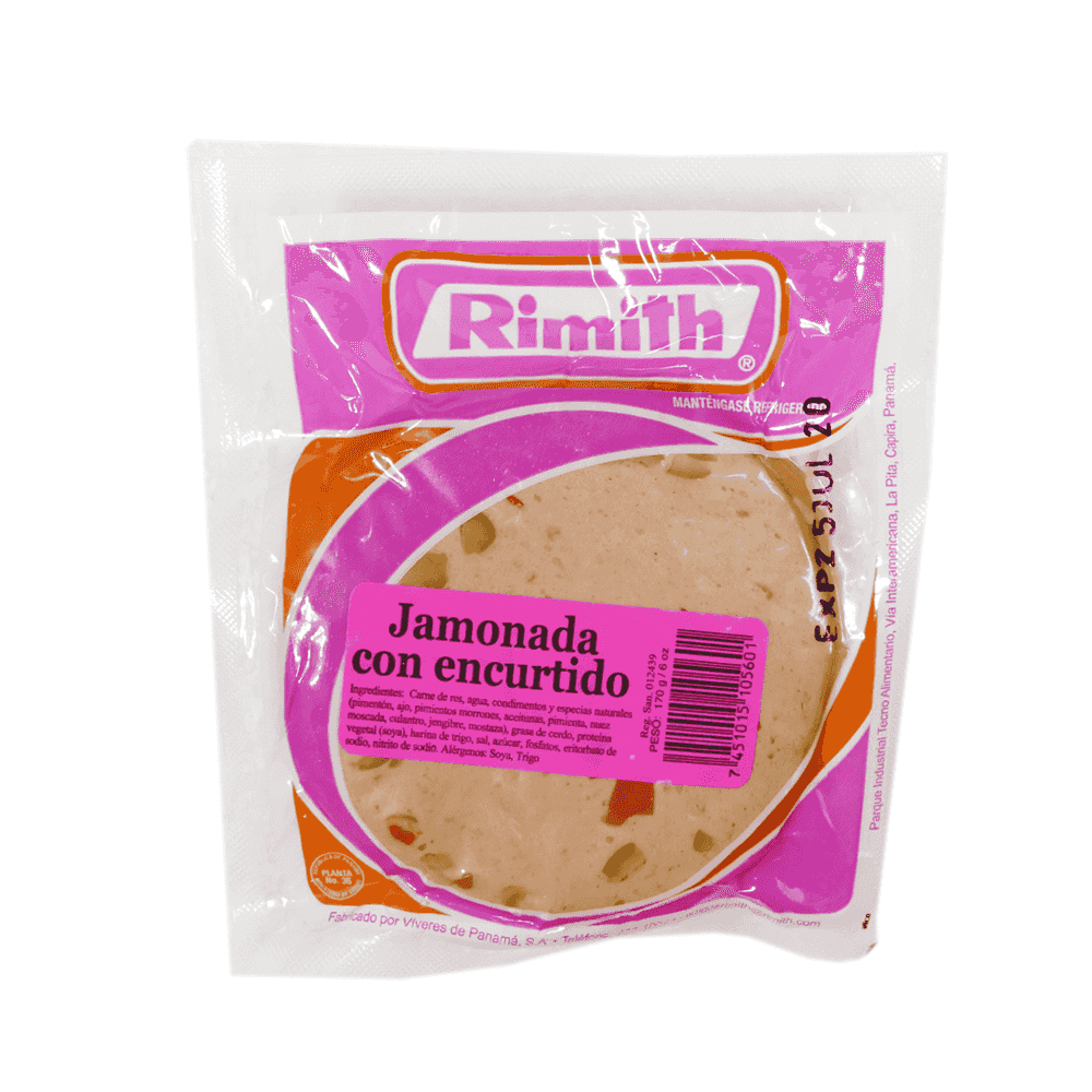 Jamonada Encurtido Rimith 170 gr En Paquete