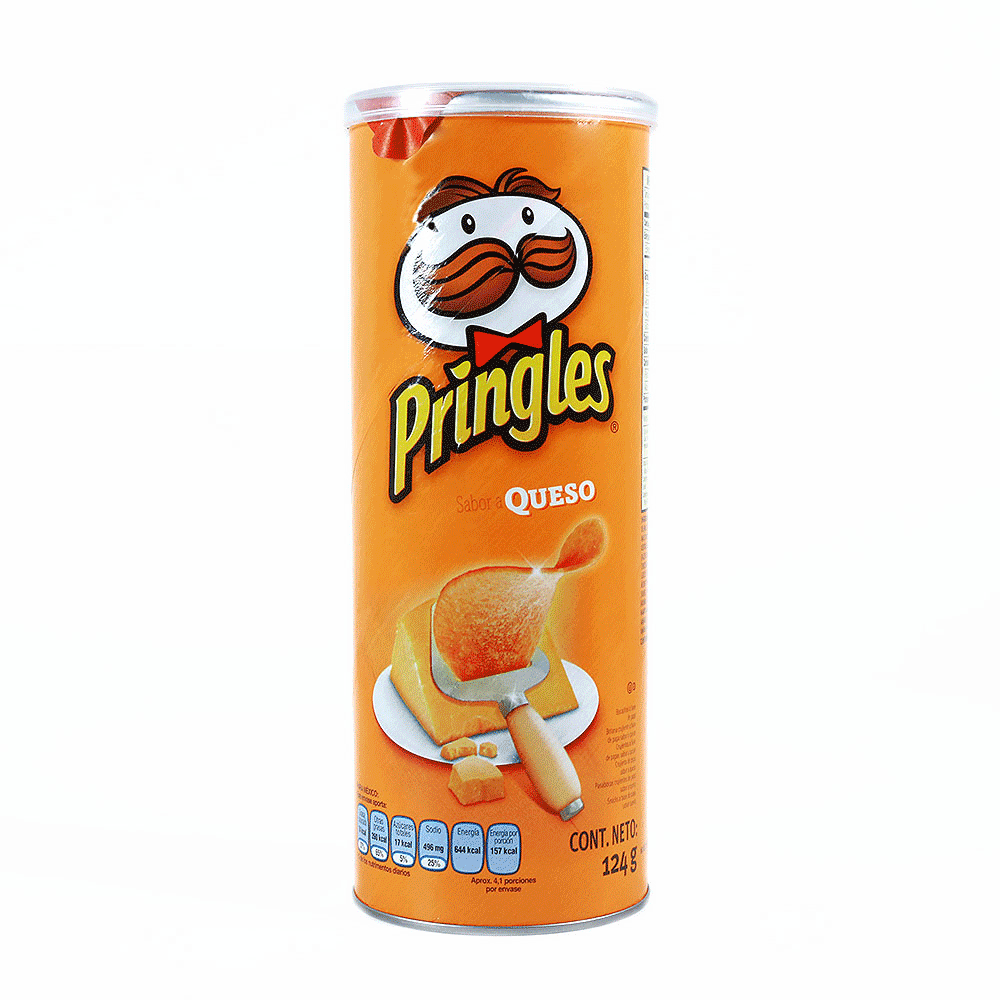 Snacks Papas Pringles 124 G Queso