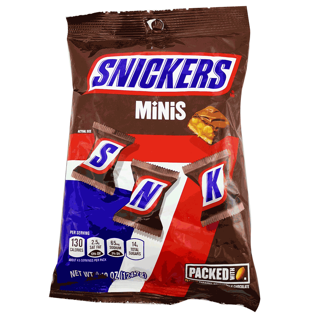 Chocolate Minis Snickers 5 Oz Barra