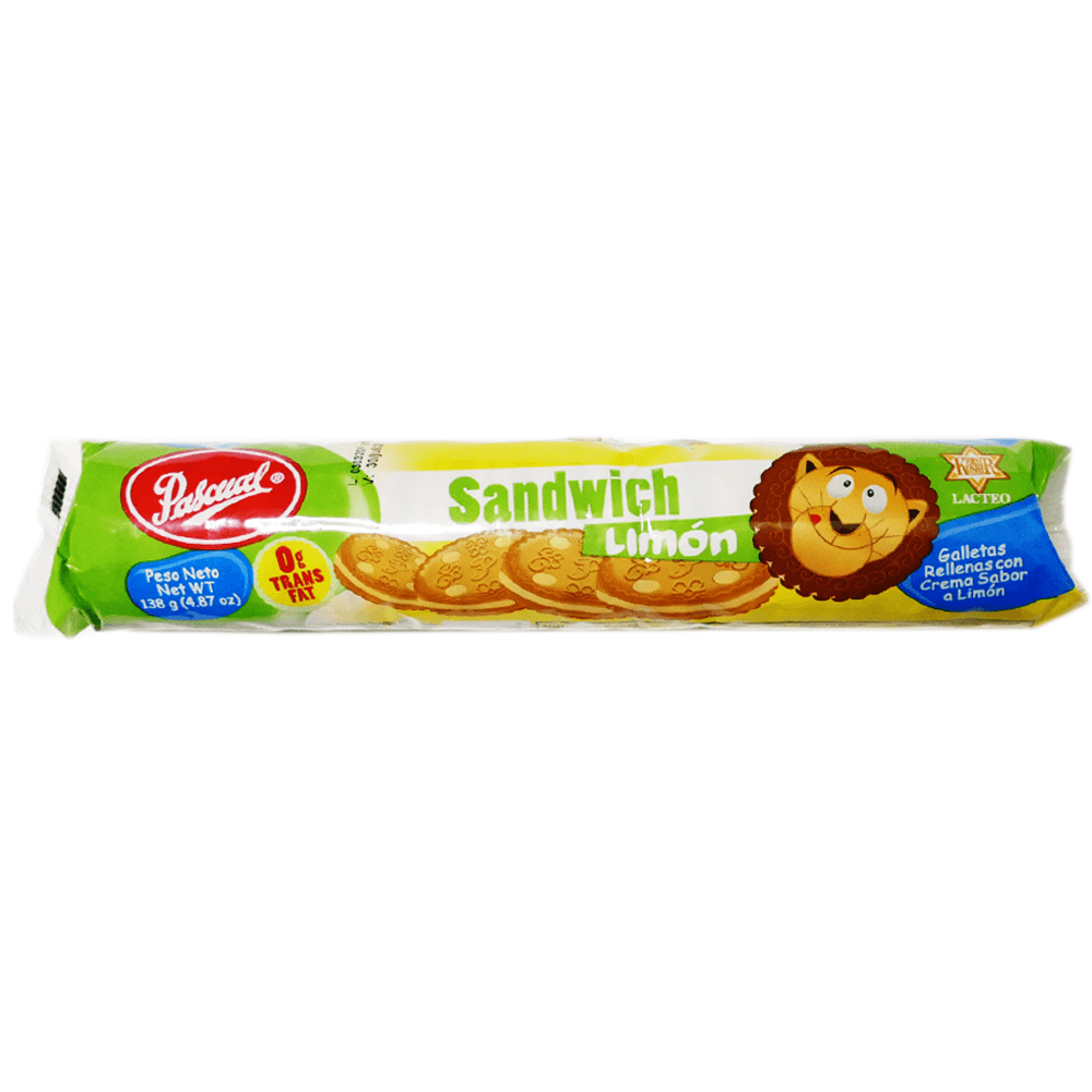 Galleta Dulce Familiar Tubo Pascual 138 G Limón