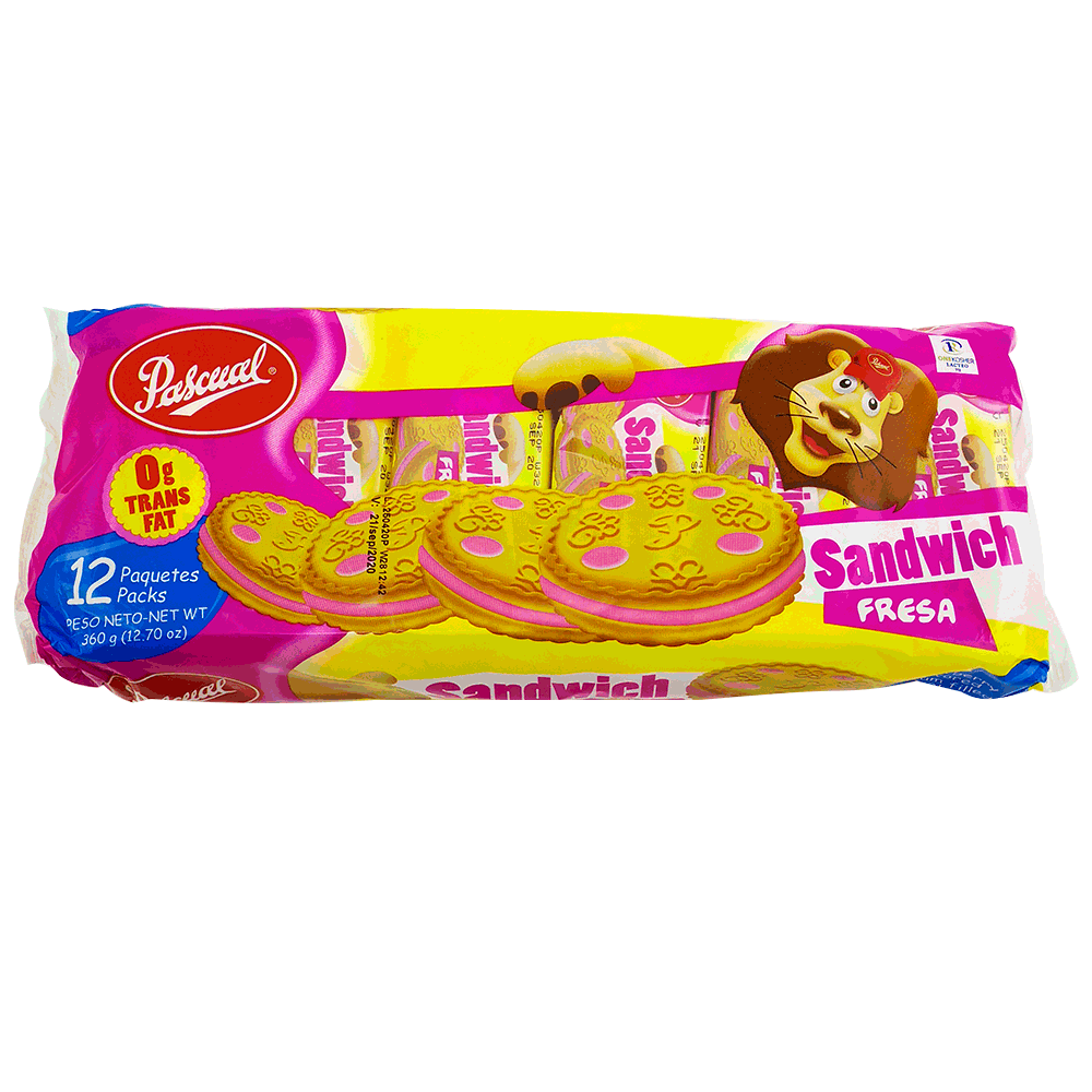 Galleta Dulce Docena Pascual 360 G Fresa
