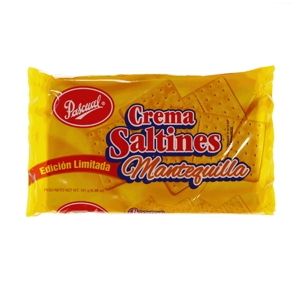 Galleta Salada 3 Paquetes Pascual 181 G Saltines Mantequilla
