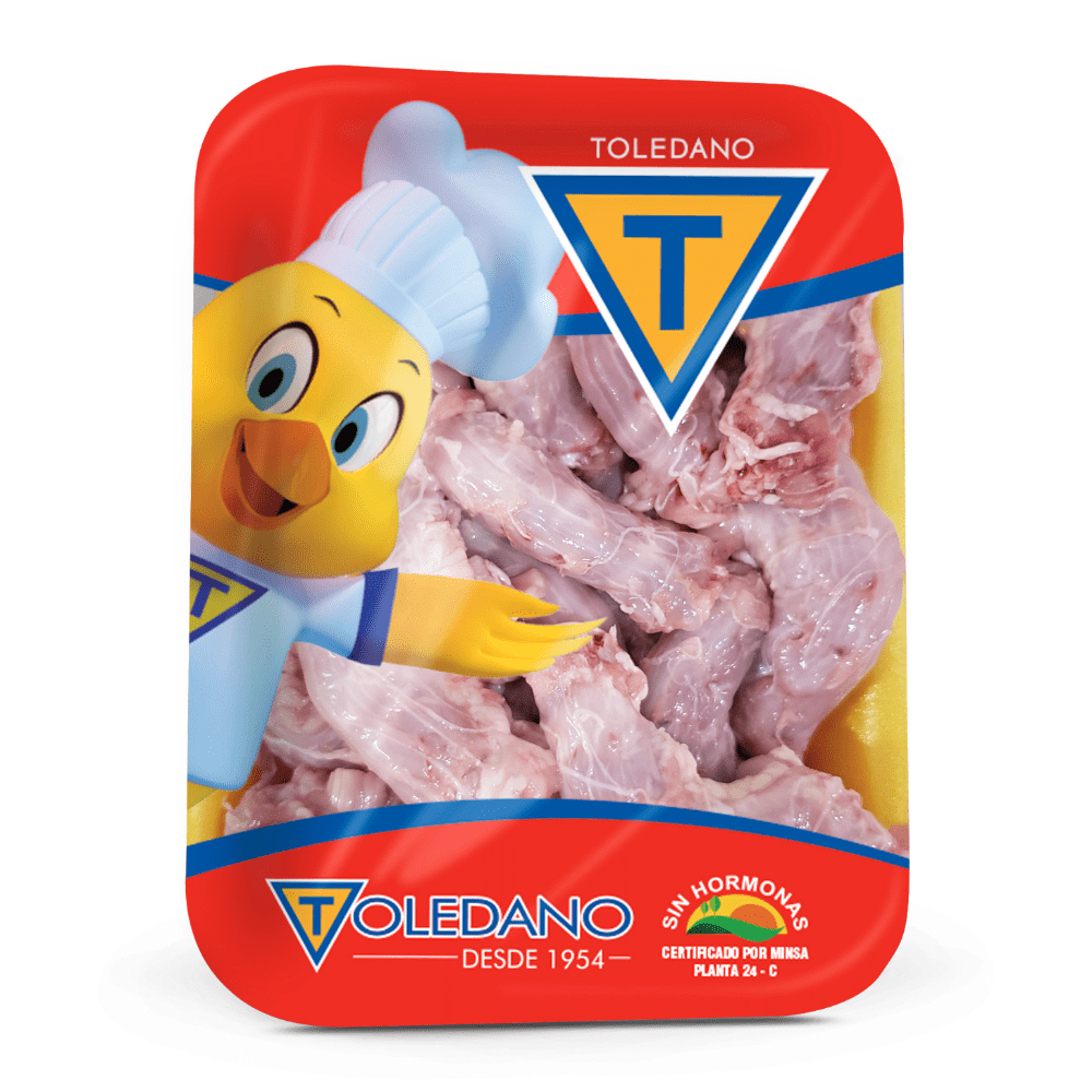 Pescuezo de Pollo Toledano en Bandeja Por Libra