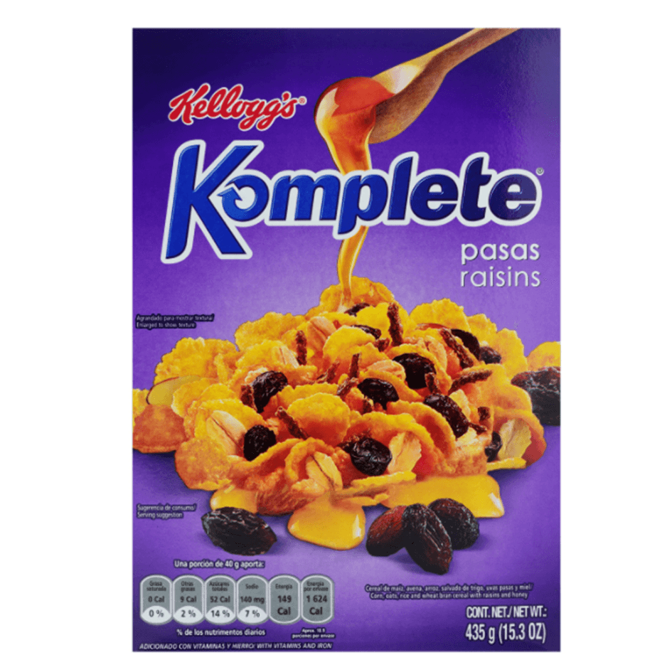 Cereal/Pasa Komplete Kelloggs 420G