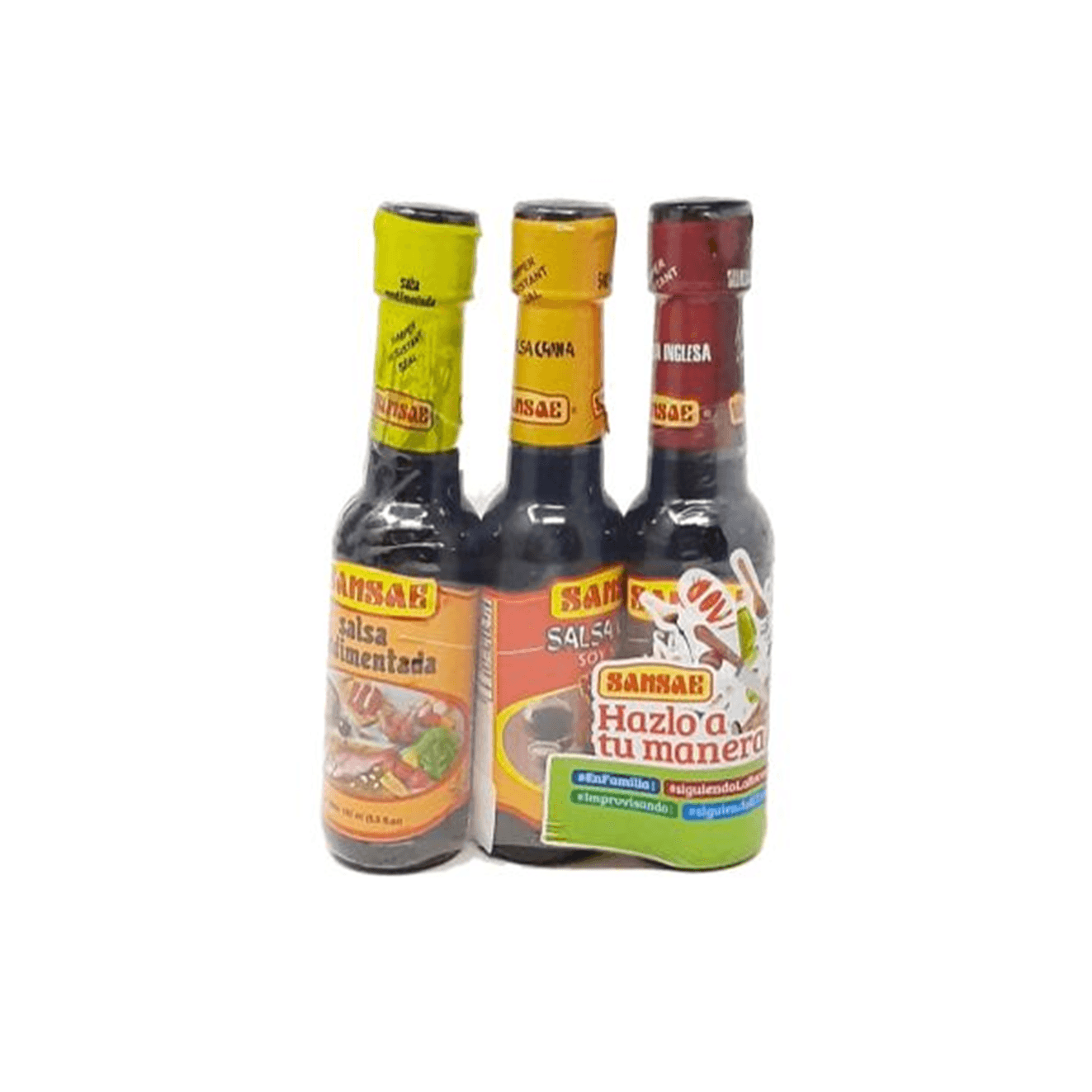 Salsa Sansae 139 ML Condimentada,Criolla,China 3 Pack