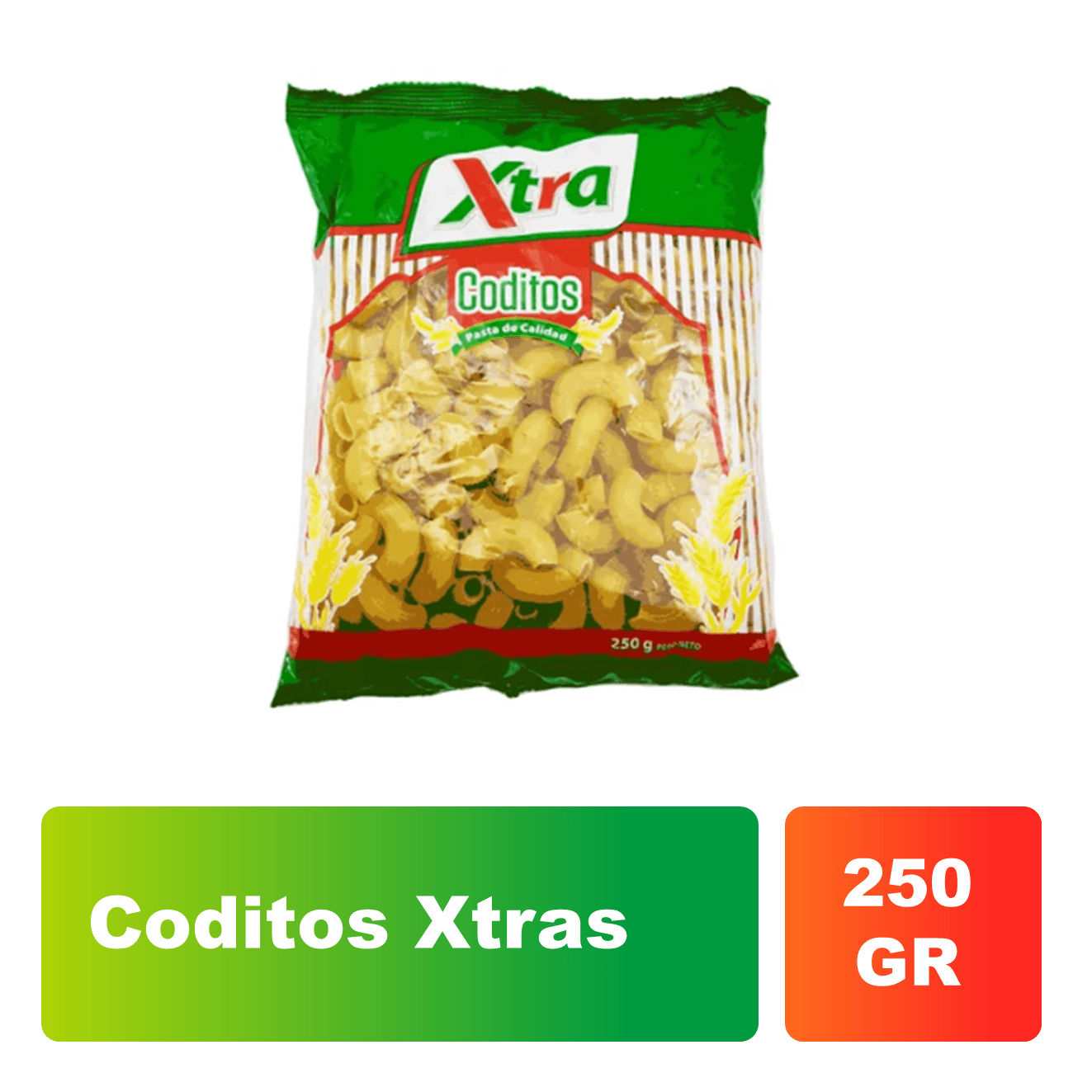Codito Super Xtra 250 GR Pastas Cortas