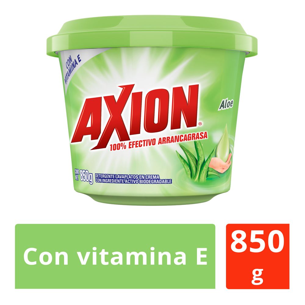 Crema Lavaplatos Axion Aloe 850 gr