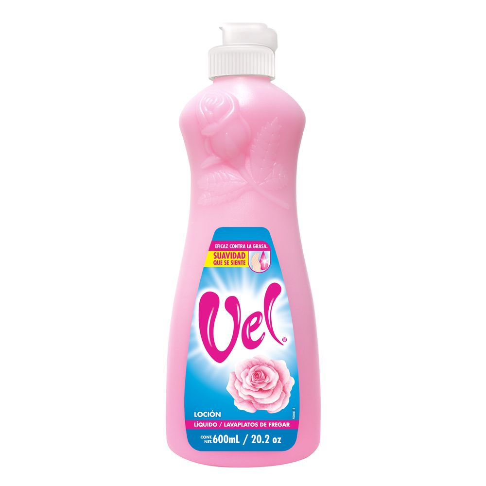 Líquido Lavaplatos Vel Rosa 600 ml