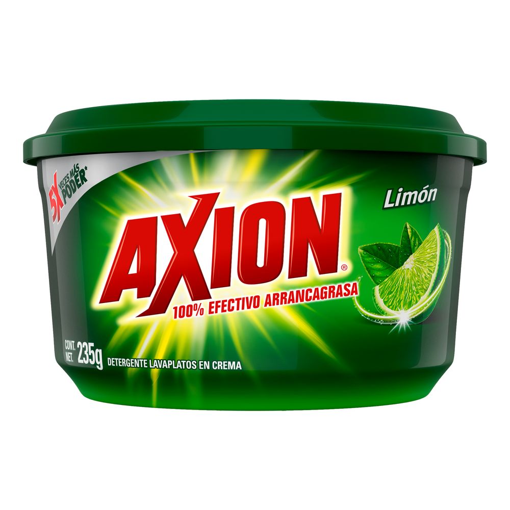 Crema Lavaplatos Axion Limón 235 gr