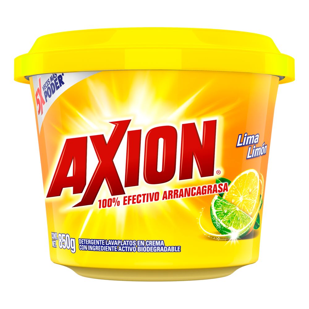 Crema Lavaplatos Axion Limón 750 gr