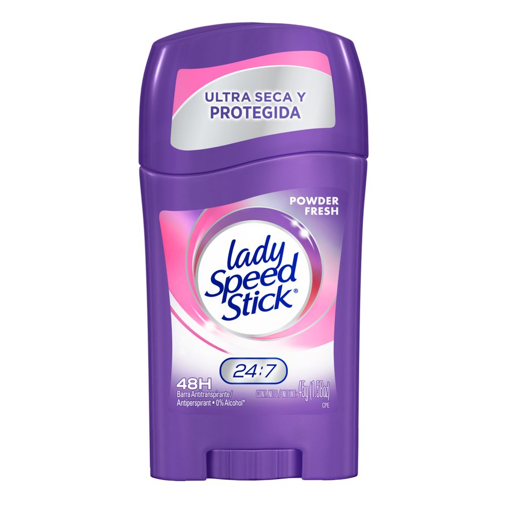 Desodorante Barra Lady Speed Stick 45 Gr Powder Fresh