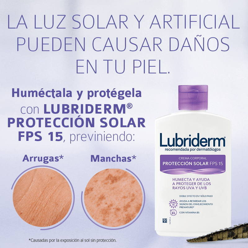 Crema Corporal Lubriderm 400 Ml Proteccion Solar Uv-15 Crema Corporal Lubriderm 400 Ml Proteccion Solar Uv-15