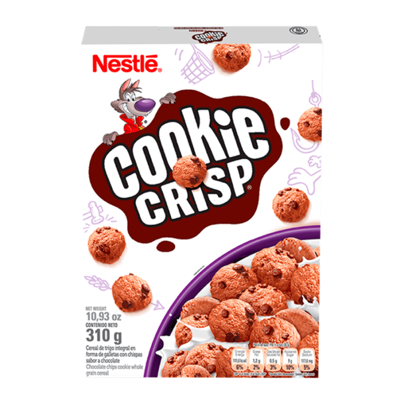 COOKIE CRISP Chocolate Cereal Caja 310g