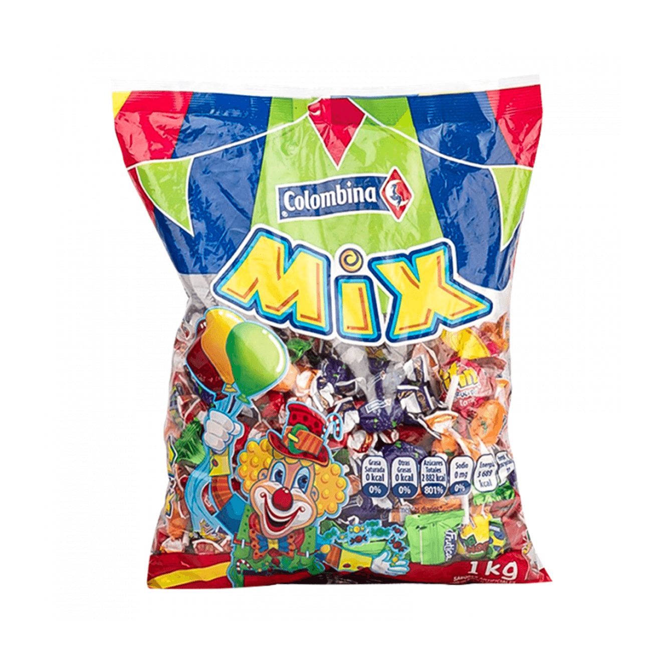 Bolsa Dulces Variedad Colombina Mix 1kg