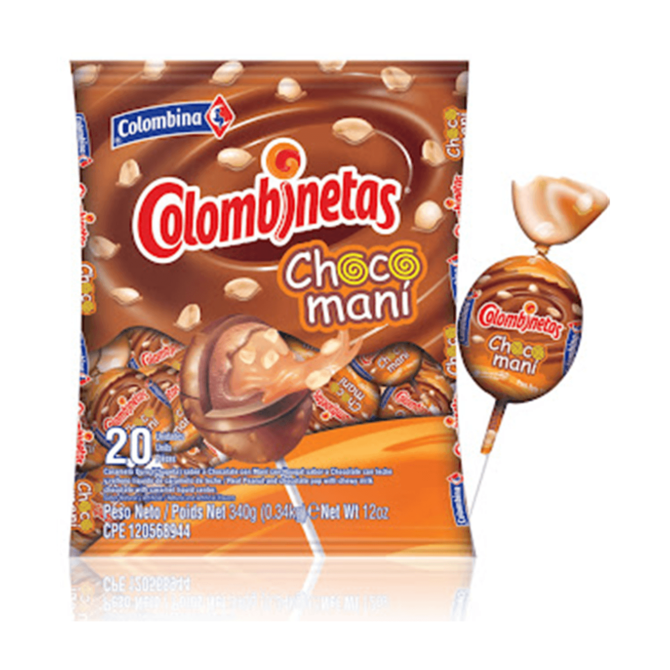 Golosina Mini Choco Mani Colombina 400g
