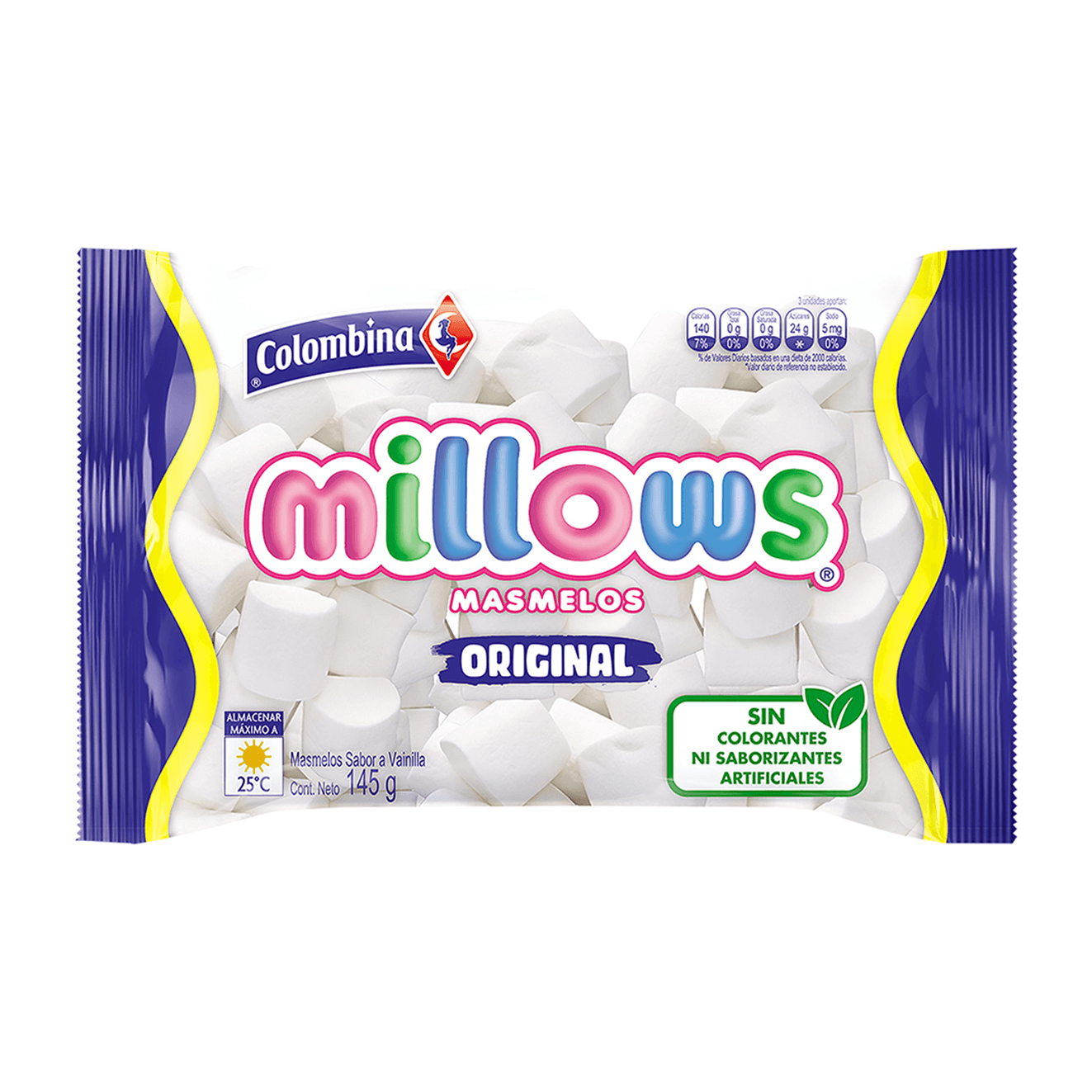 Masmelos Millows Original Blanco 145g