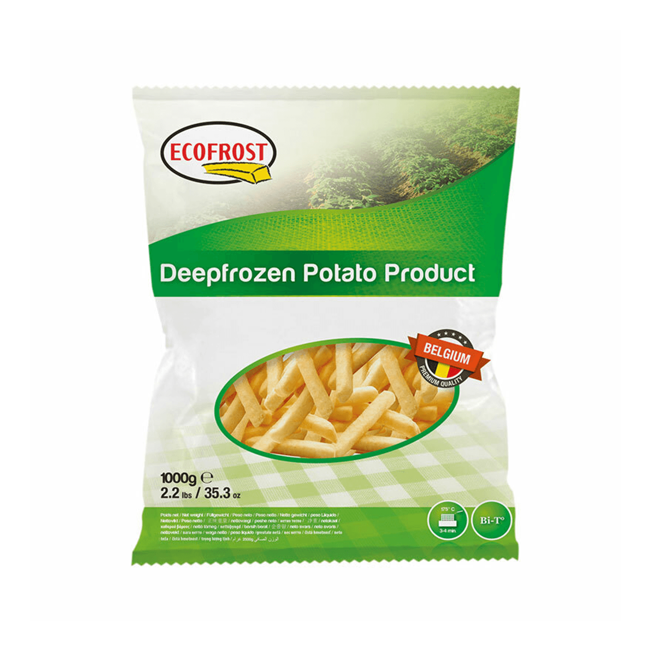 Papas Ecofrost Crunch 9 X 9 Originales