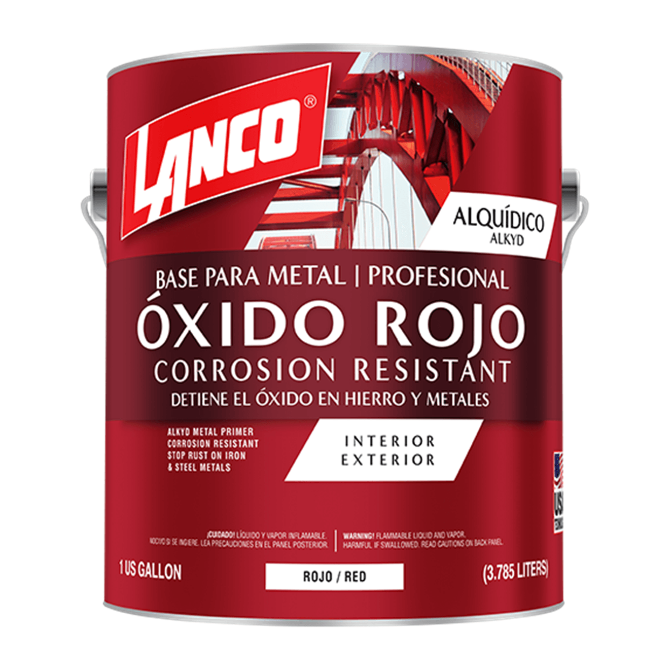 Pintura Lanco 4 Base Minio Rojo Gln